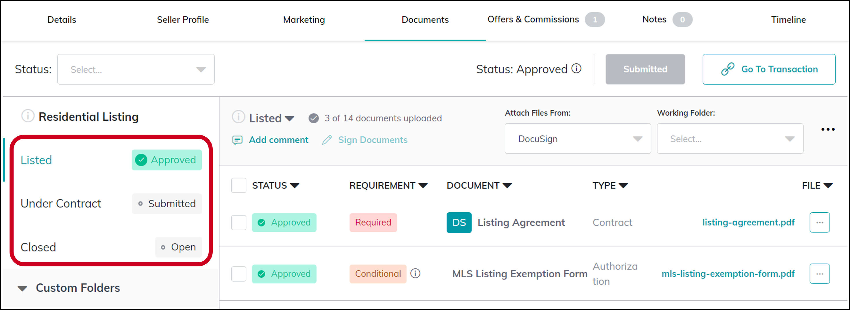 Create a New Compliance Document Checklist Version for an Opportunity ...
