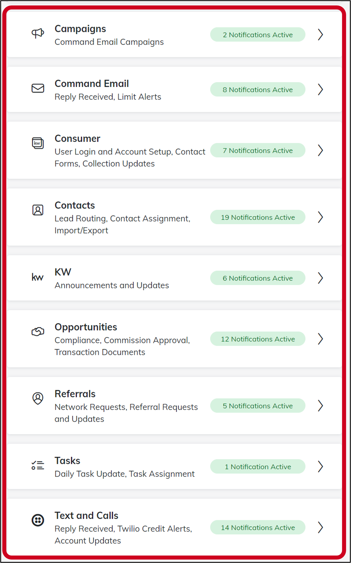 Turn Command And Command App Notifications On Off In Command Settings Kw Answers