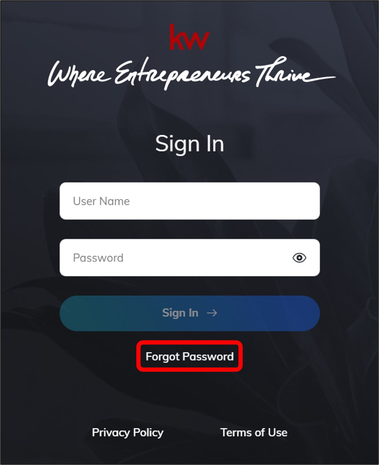 Log in to Command and/or Reset Your KW Password – KW Answers