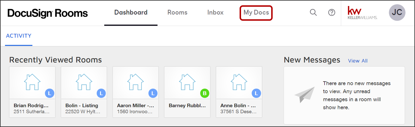 Create a Static Data Form Template in DocuSign Rooms – KW Answers