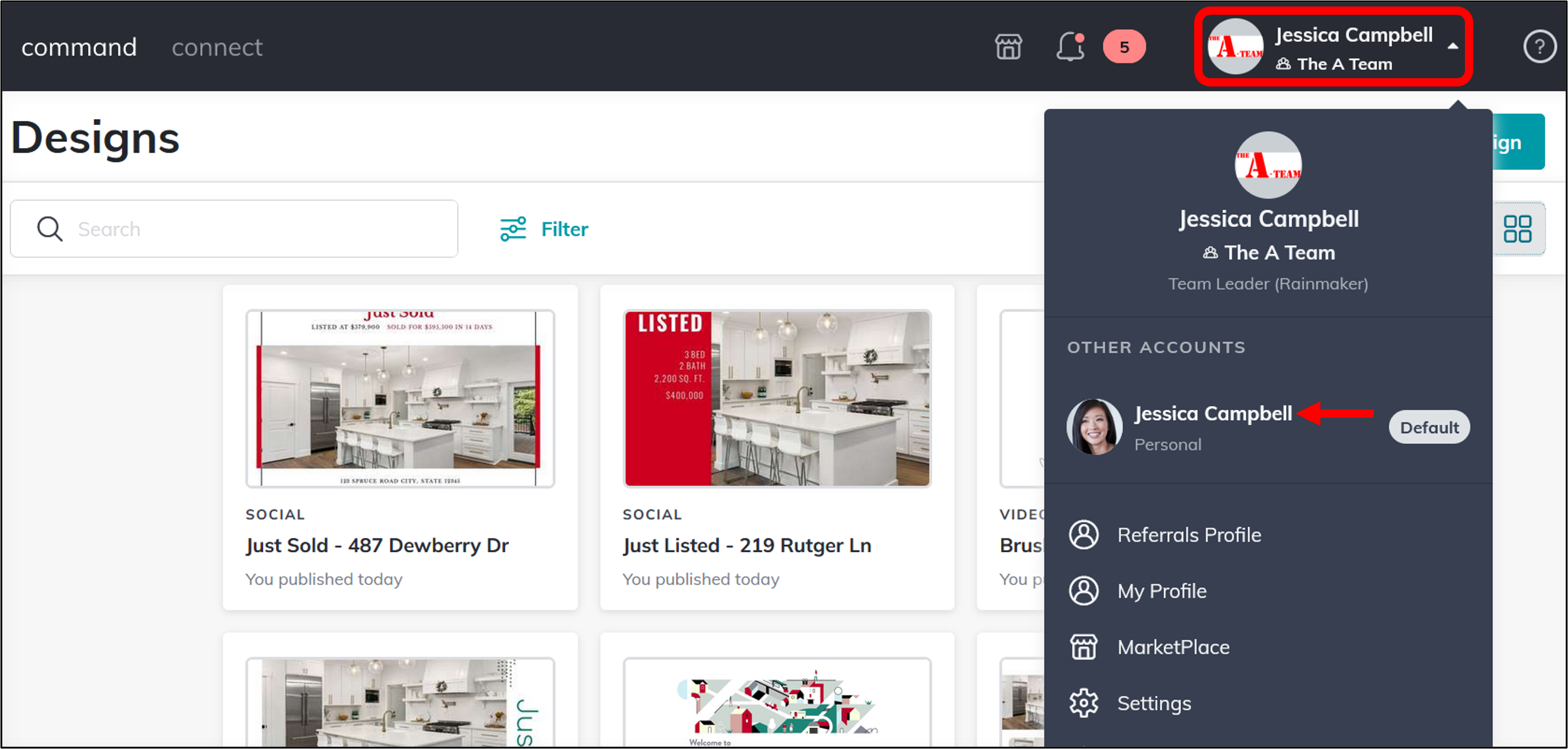 Share Copies of Team Designs with Your Personal Design Library in ...