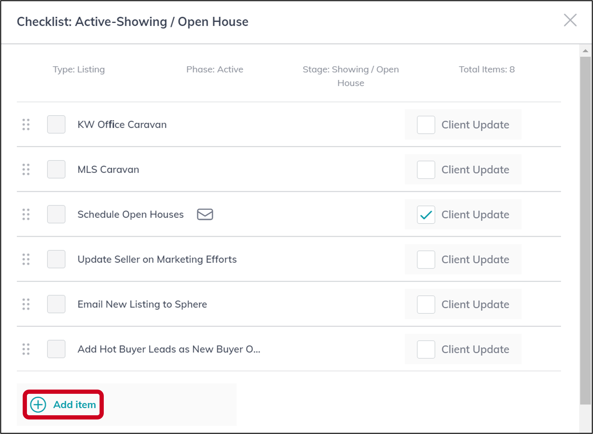 Create and Edit Task Checklist Templates in Opportunities – KW Answers