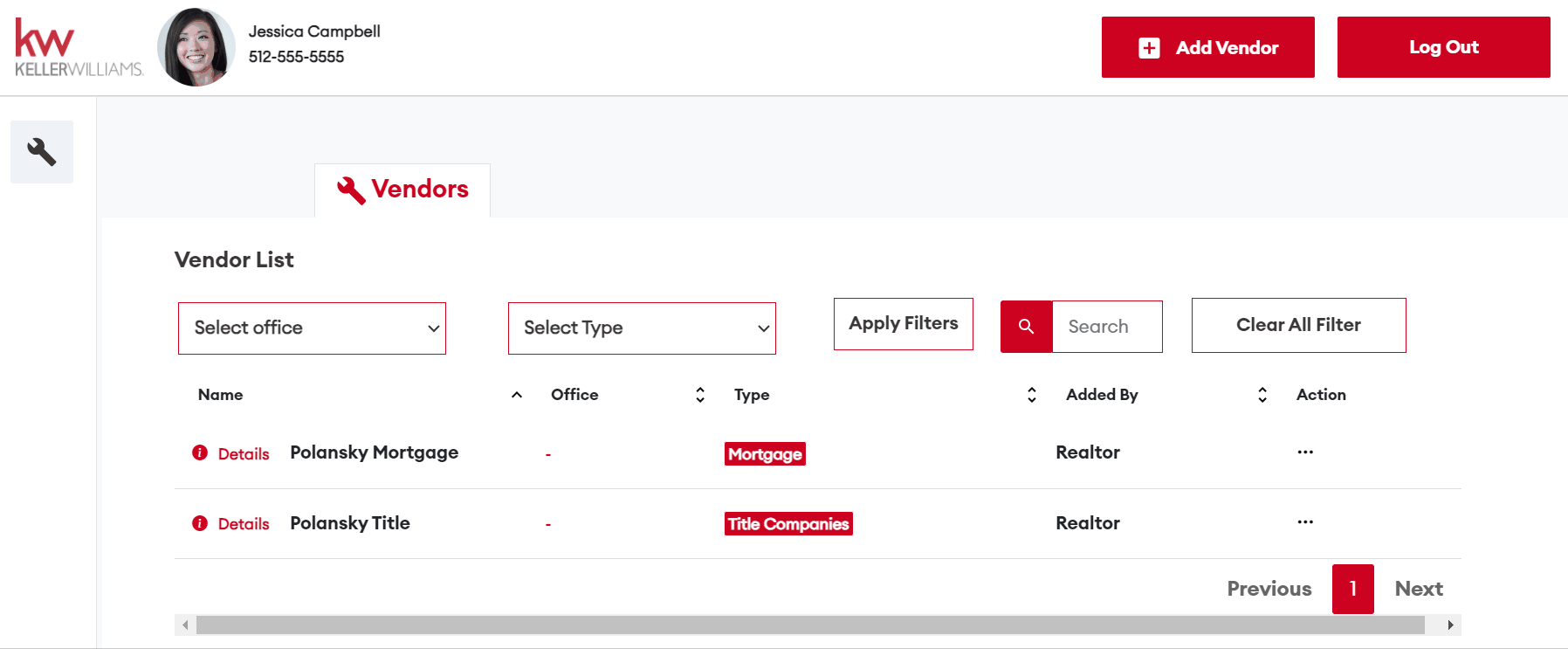 Add Vendors for People to View on Your KW Agent or Team Site (Expert Mode) – KW Answers