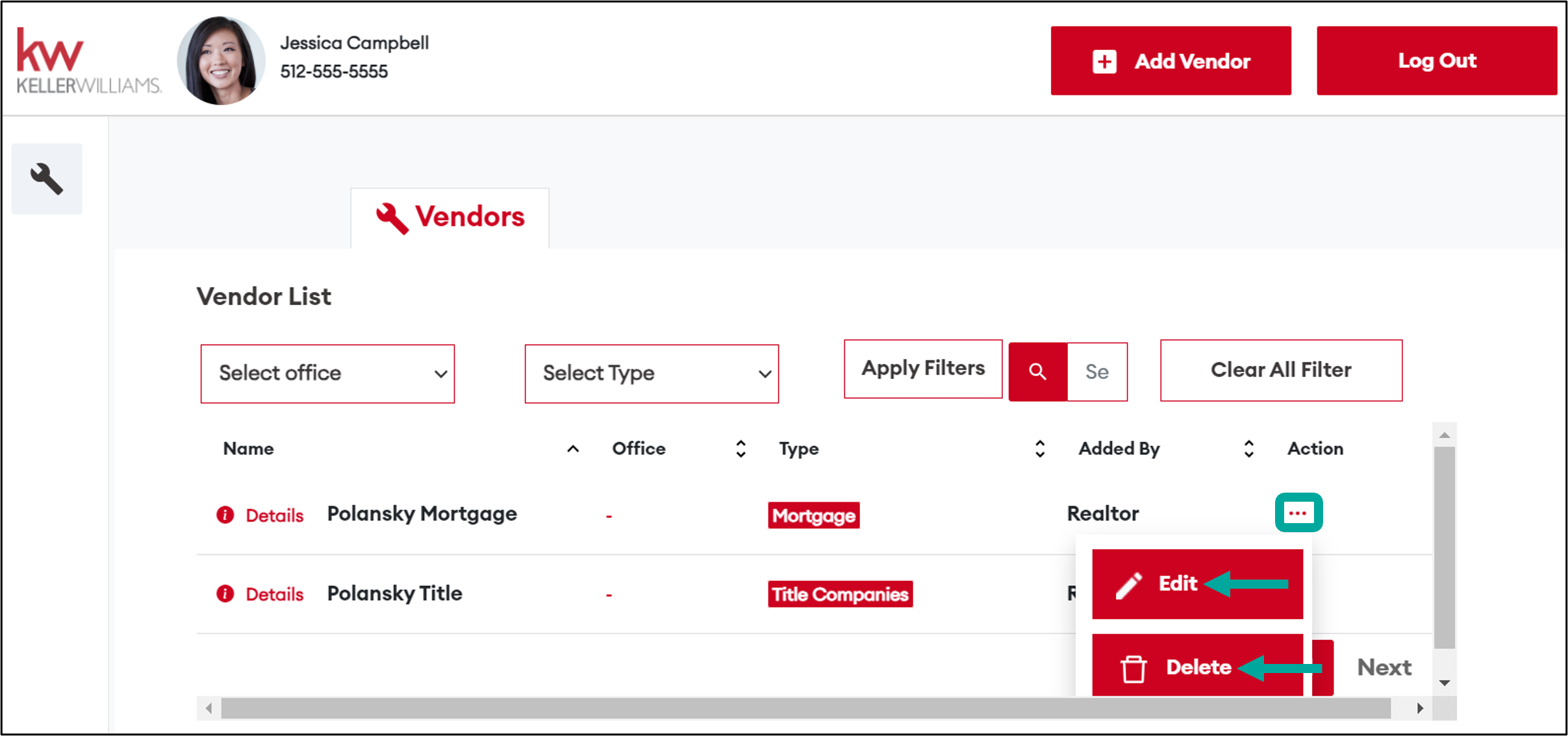 Add Vendors for People to View on Your KW Agent or Team Site (Expert ...