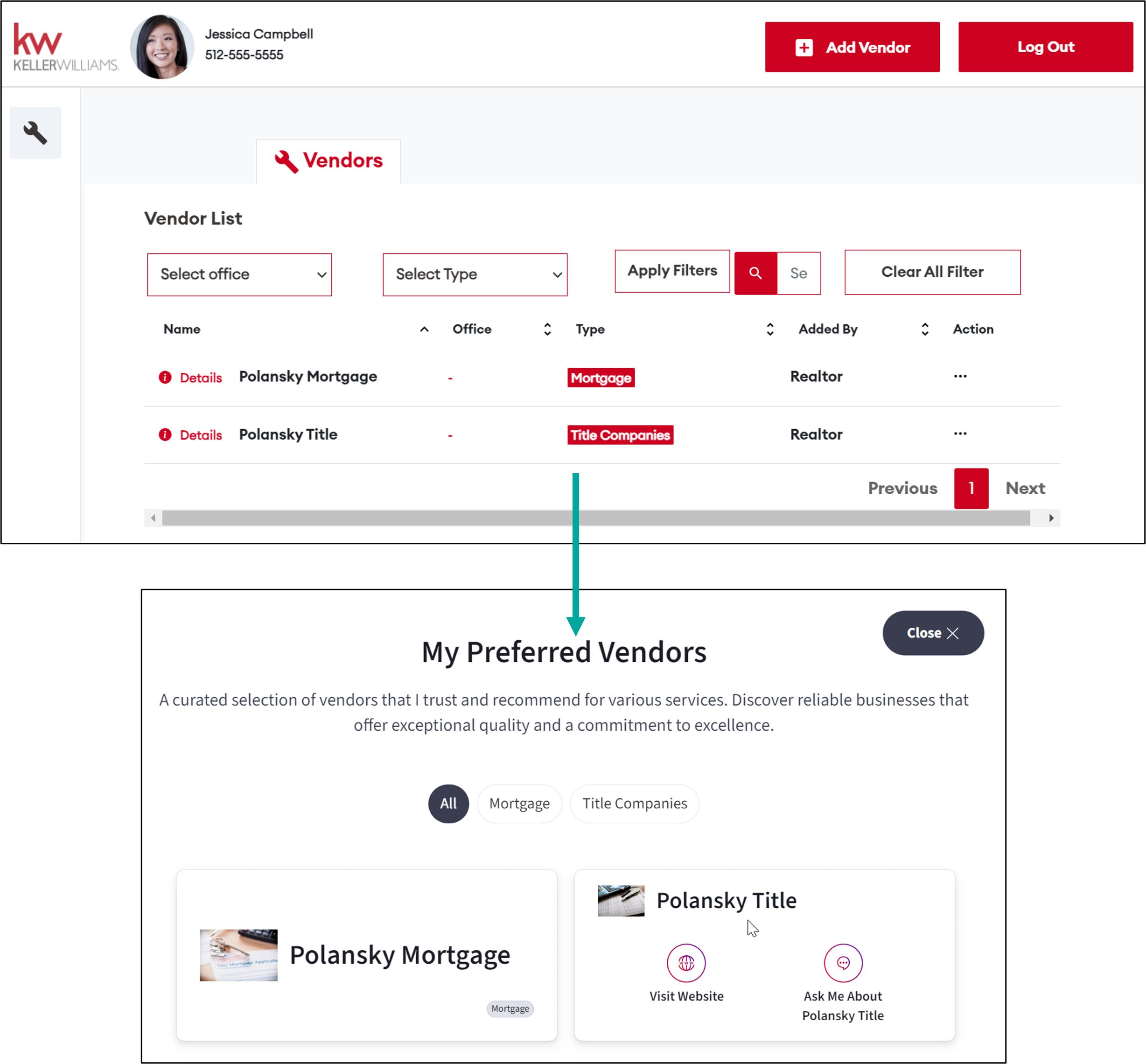 Add Vendors for People to View on Your KW Agent or Team Site (Expert ...