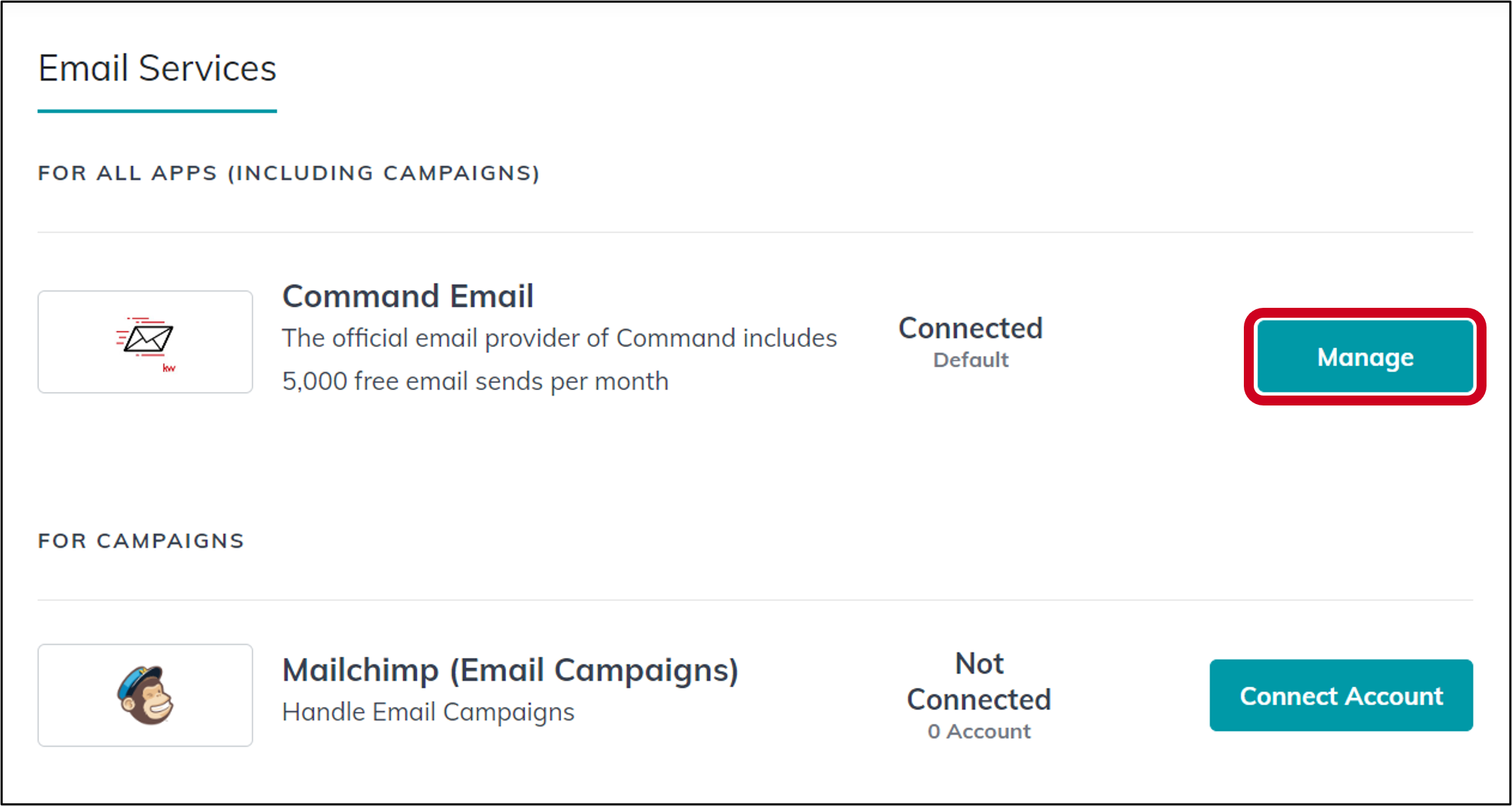 Get Started with Command Email – KW Answers
