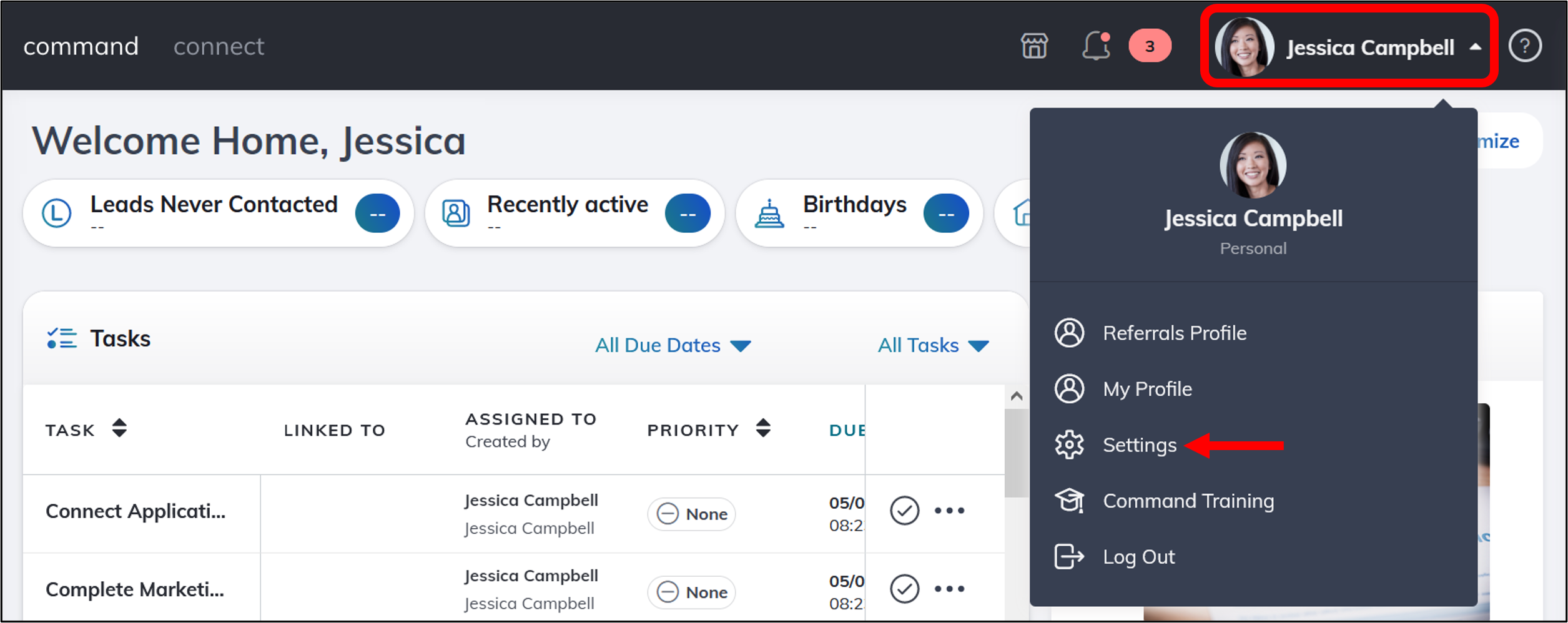 Get Started with Command Email – KW Answers