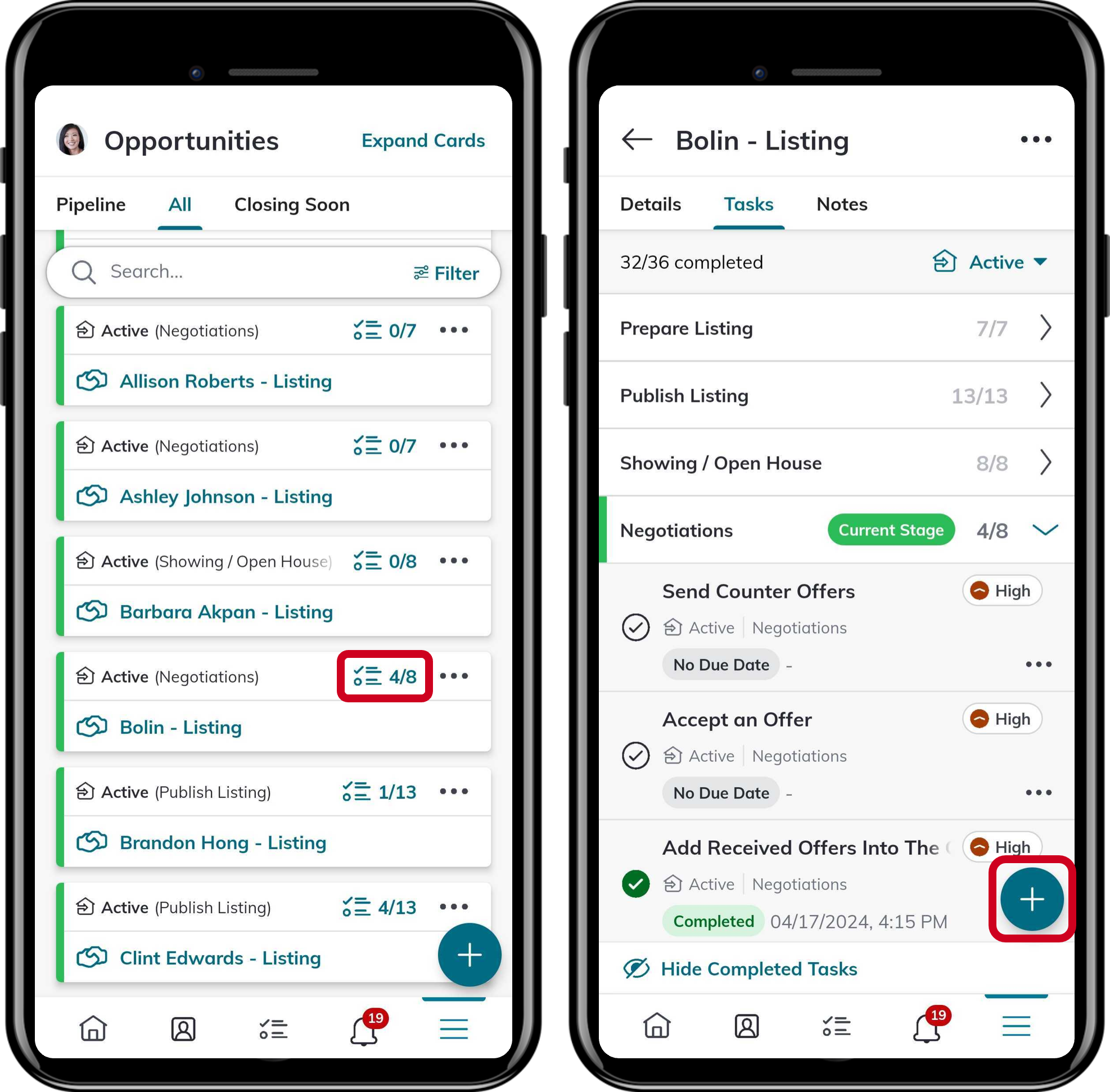 Create a Repeating Task for an Opportunity Using the Command App – KW Answers