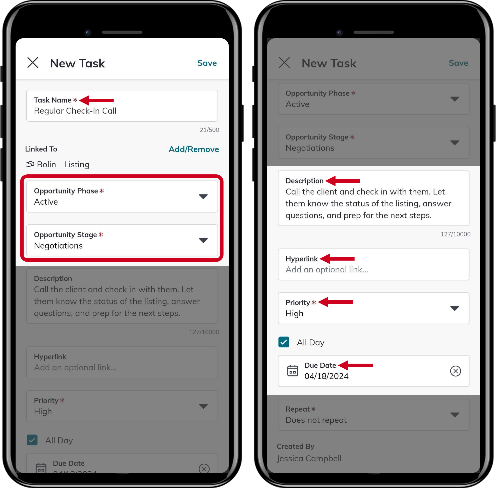 Create a Repeating Task for an Opportunity Using the Command App – KW Answers