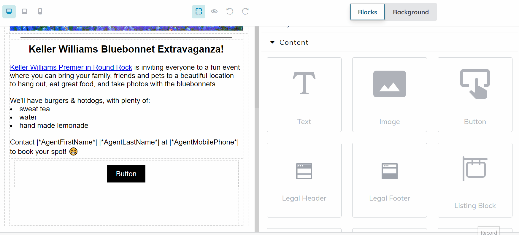 Use the Command Email Editor – KW Answers