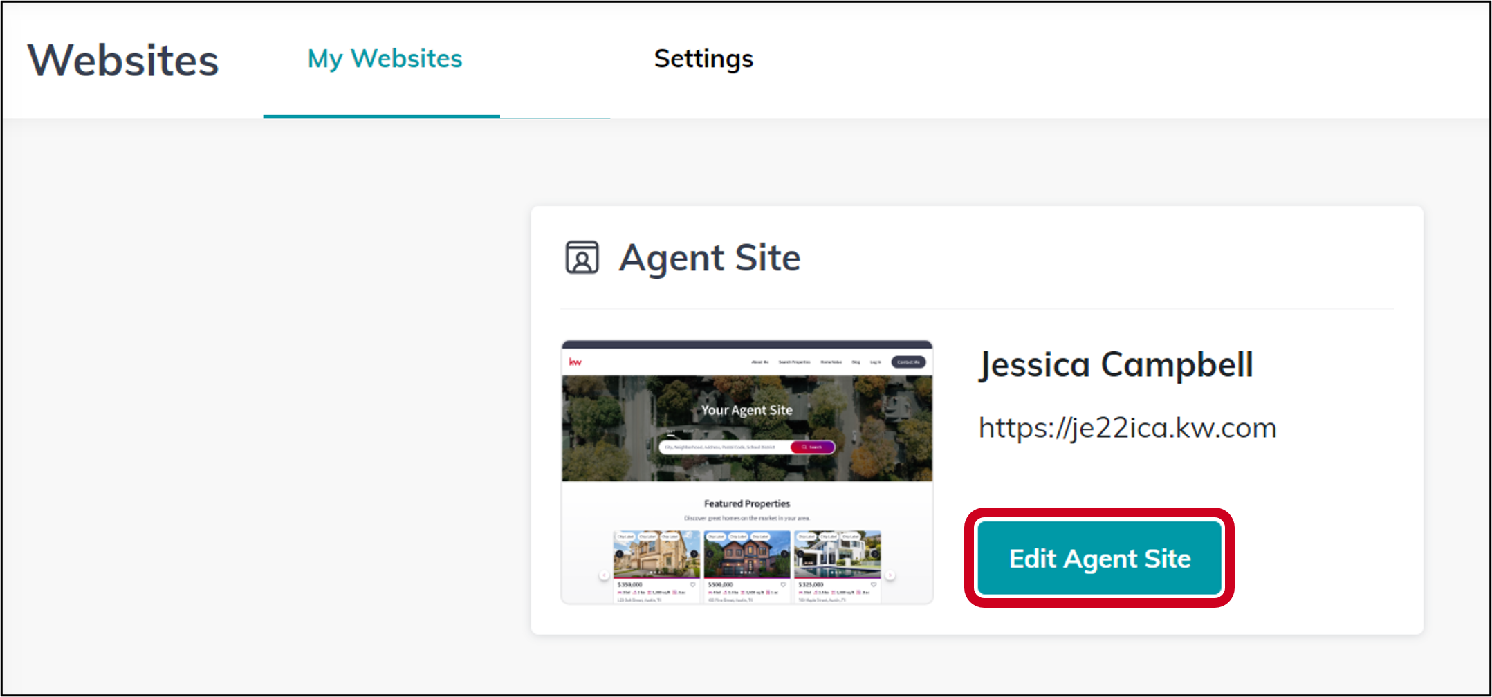 How to Create a Landing Page on Kw Command