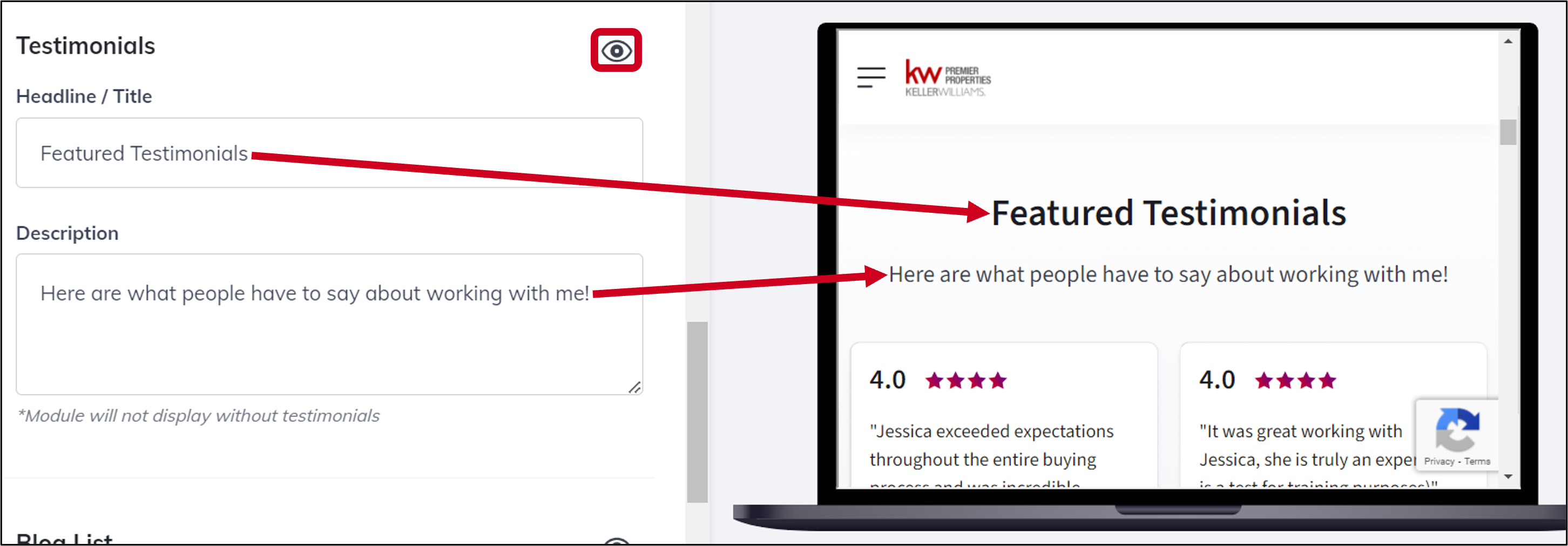 Edit Your KW Agent Site Homepage in Command – KW Answers
