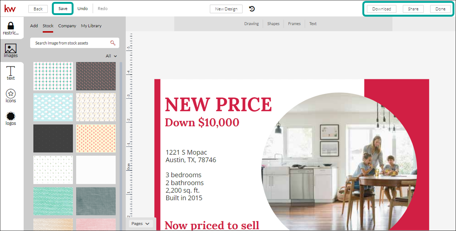 Create a Print Marketing Design in Command – KW Answers