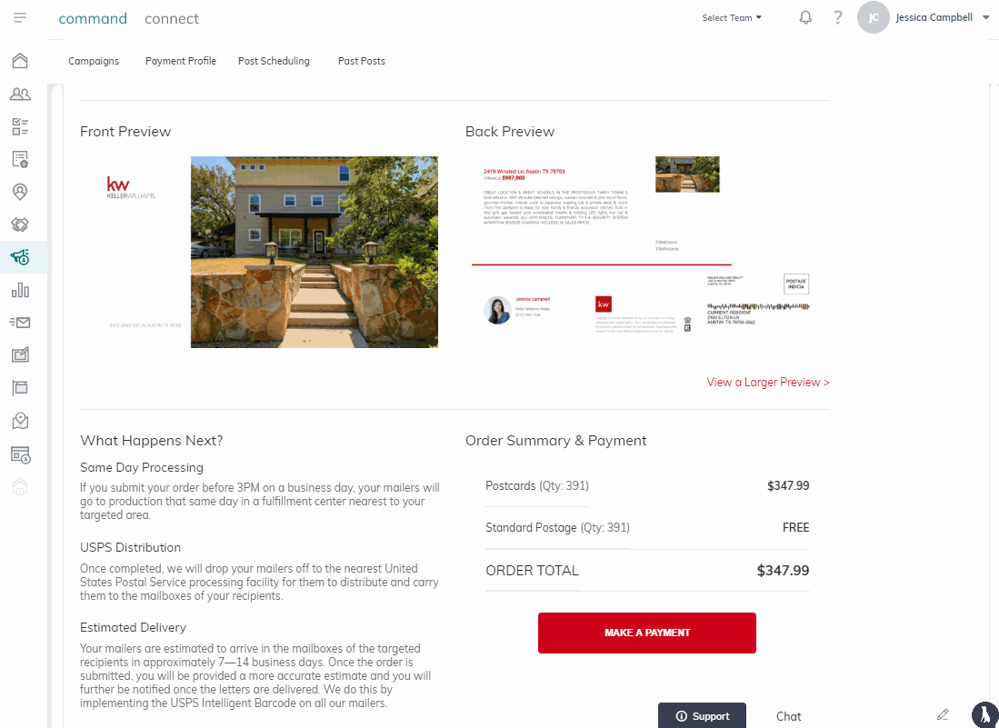 Create a Direct Mail Postcard Campaign Using a Custom Design – KW Answers