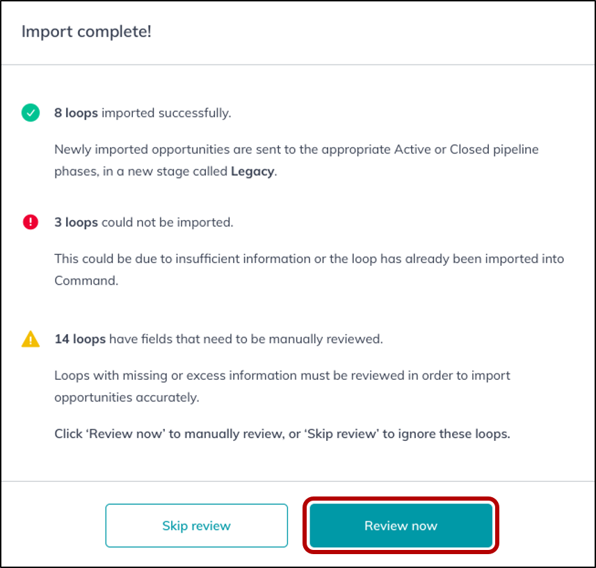 Import Loops into Command from Dotloop – KW Answers