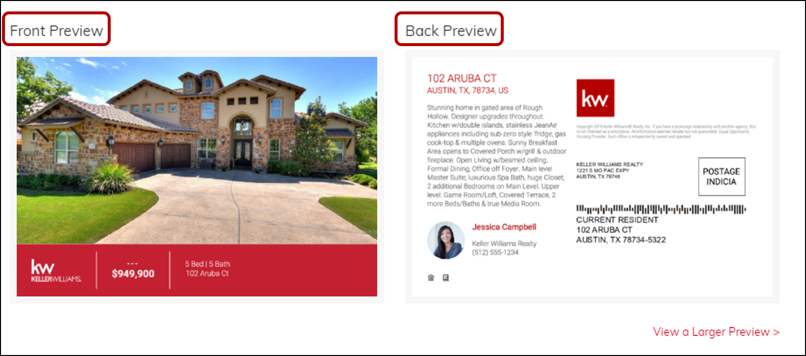 Create a Direct Mail Postcard Campaign Using a Custom Design – KW Answers