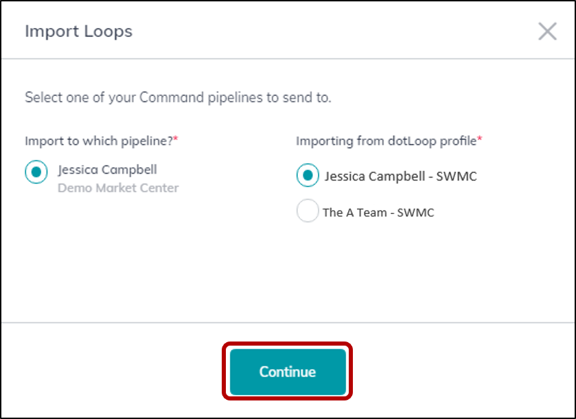 Import Loops into Command from Dotloop – KW Answers