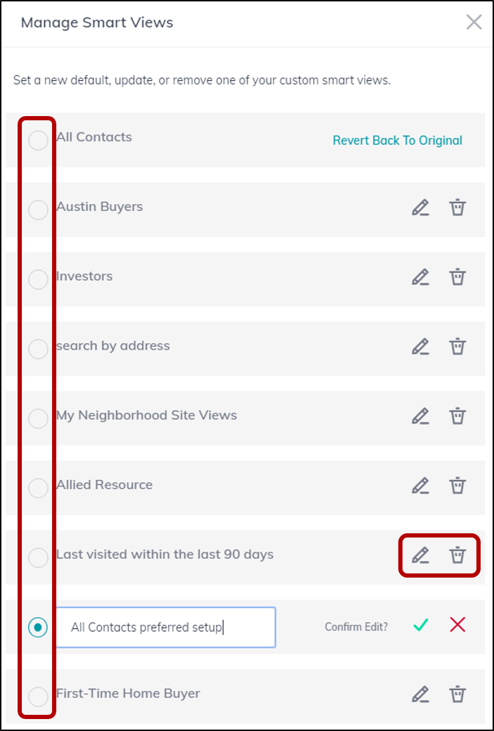 Customize Columns, Use Filters and Create SmartViews in Contacts – KW Answers