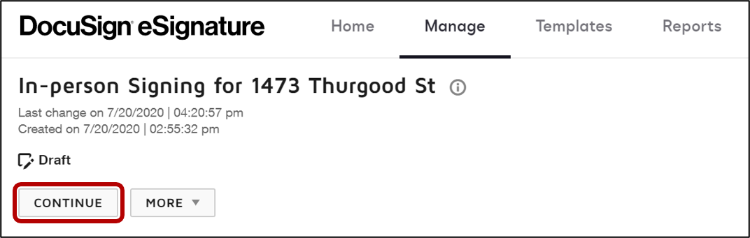 Set Up In-person Signing for a DocuSign Envelope – KW Answers