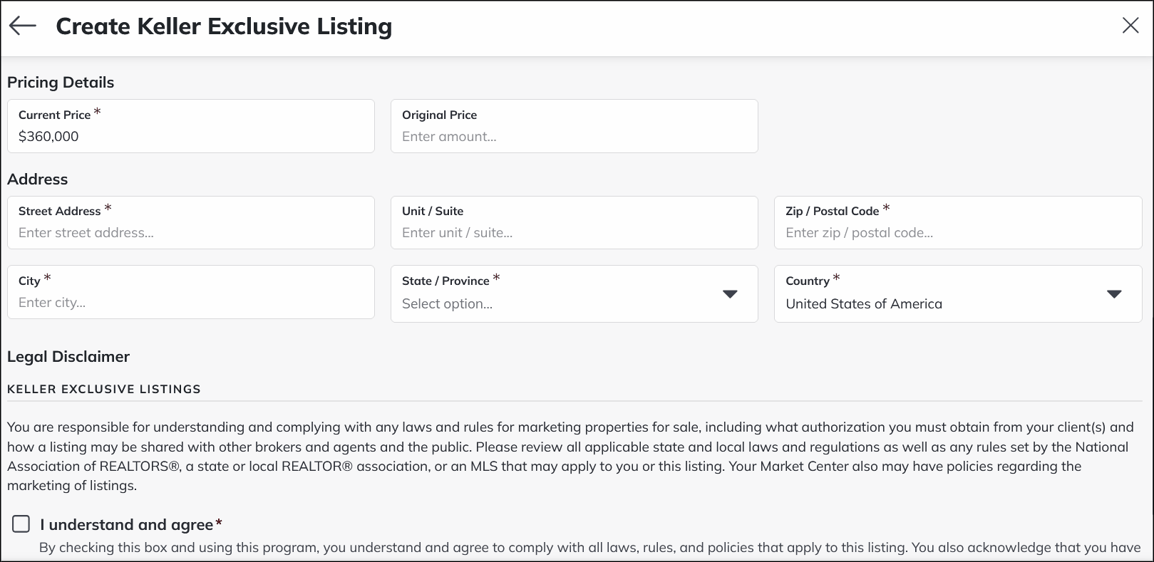 Quickly Create an Internal Listing for an Opportunity – KW Answers