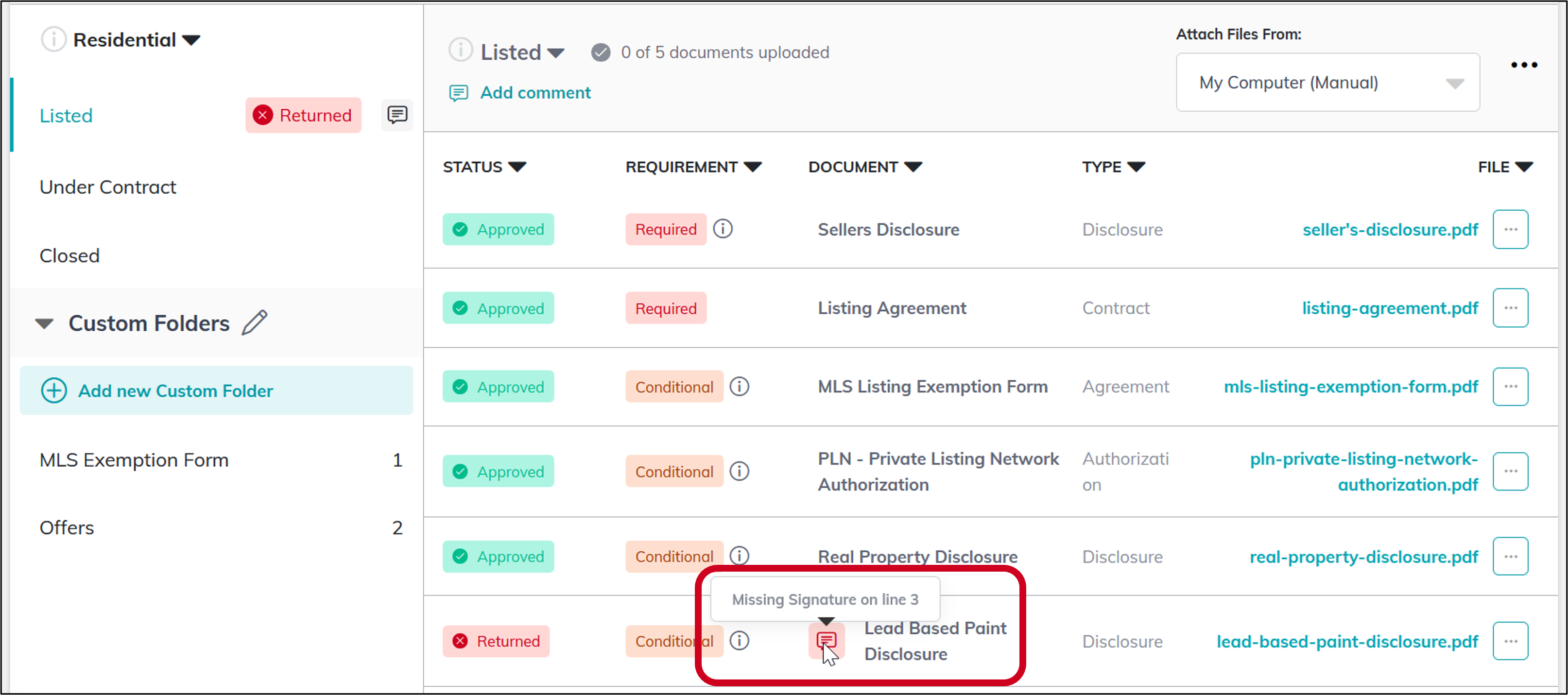 Replace Rejected Documents in an Opportunity and Resubmit to Your ...