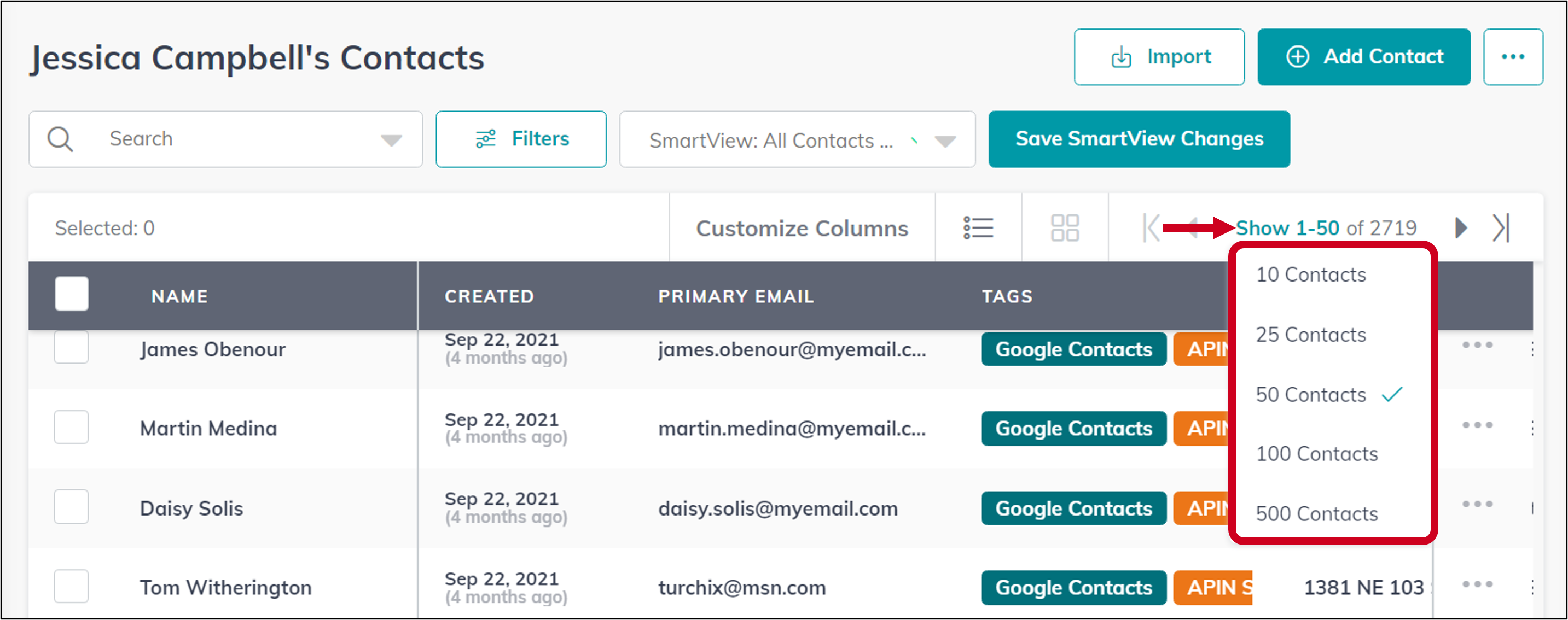 Export Contacts in Command – KW Answers