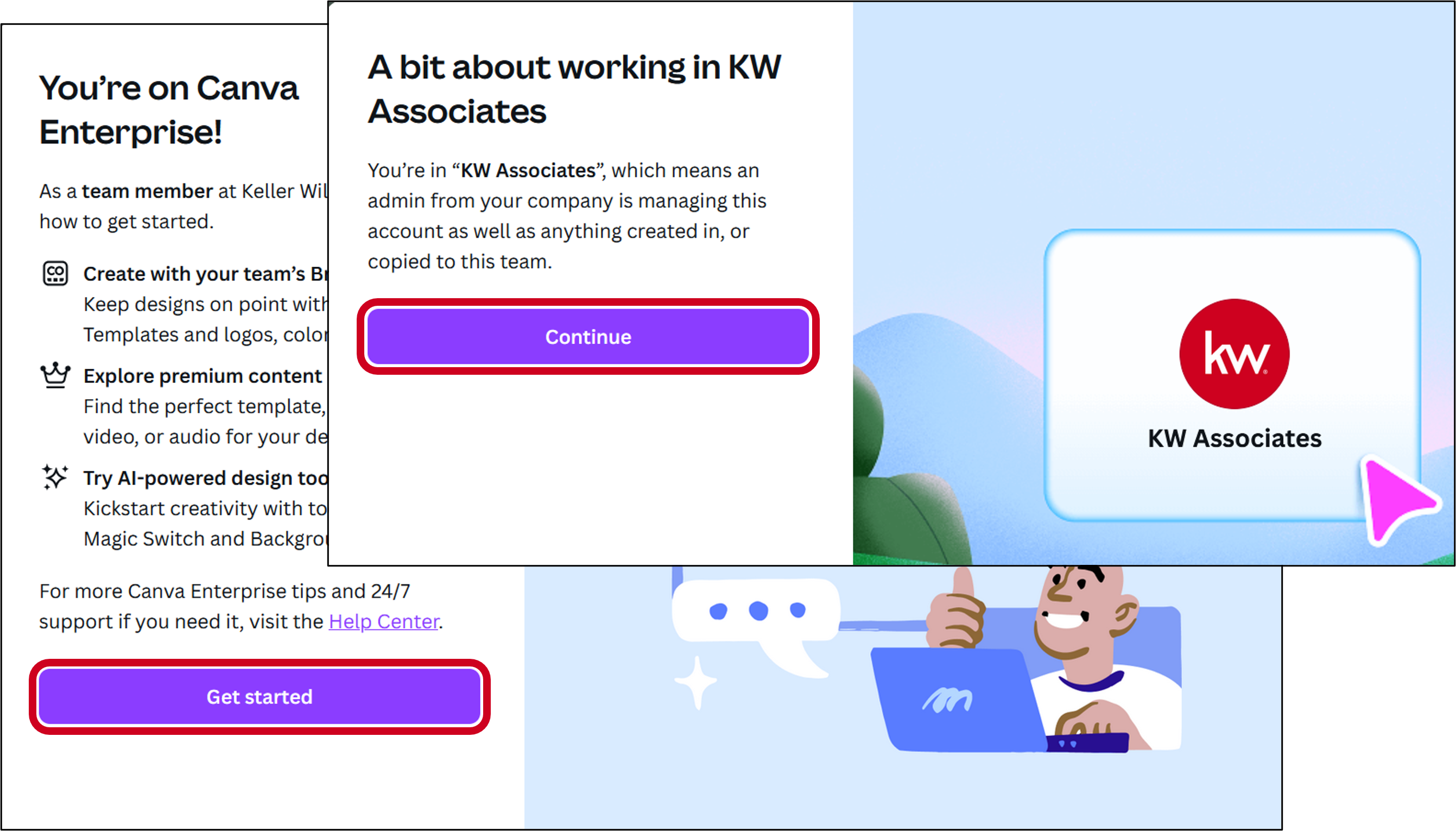 Connect KW Listing and Profile Data with Canva – KW Answers