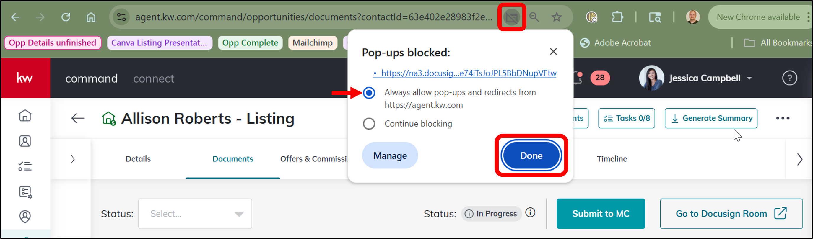 Sign Documents in Opportunities, Using DocuSign, Without Creating an ...