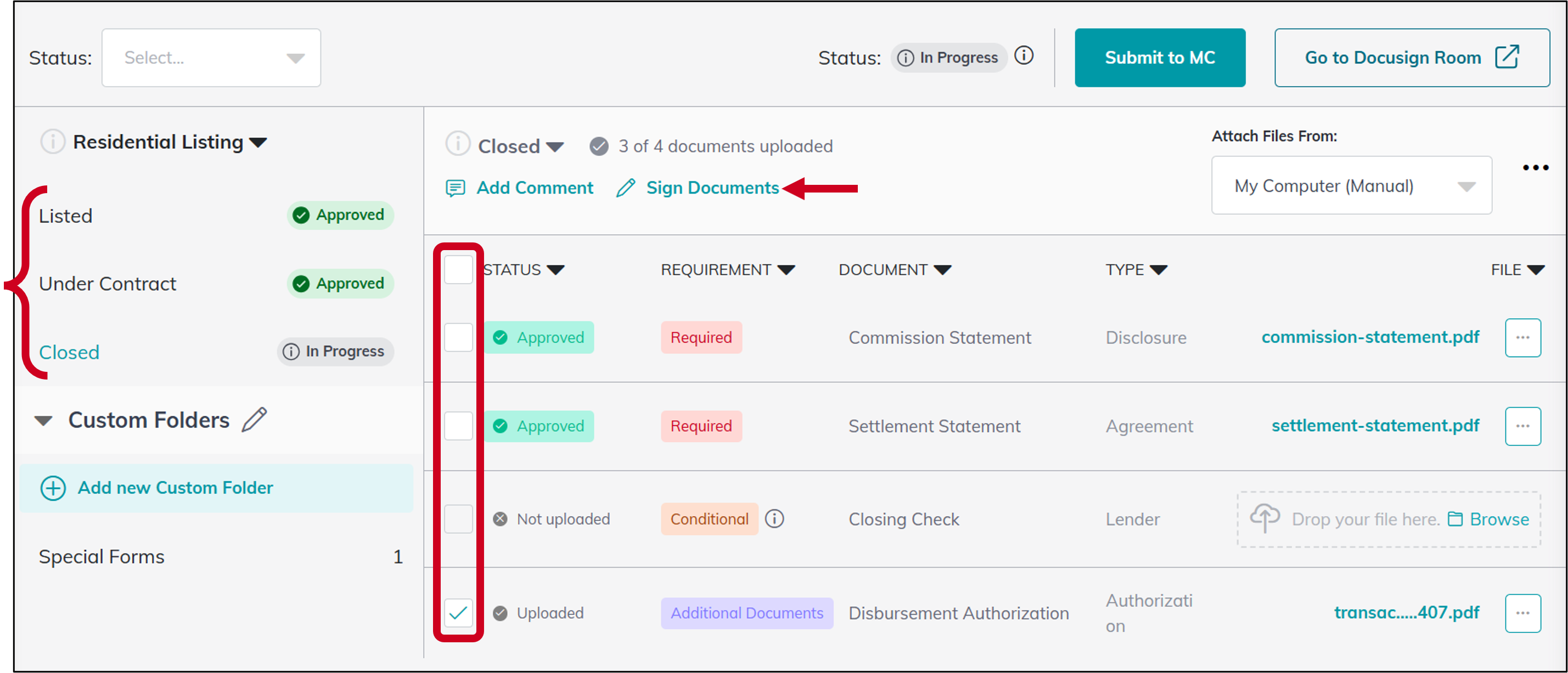 Sign Documents in Opportunities, Using DocuSign, Without Creating an ...