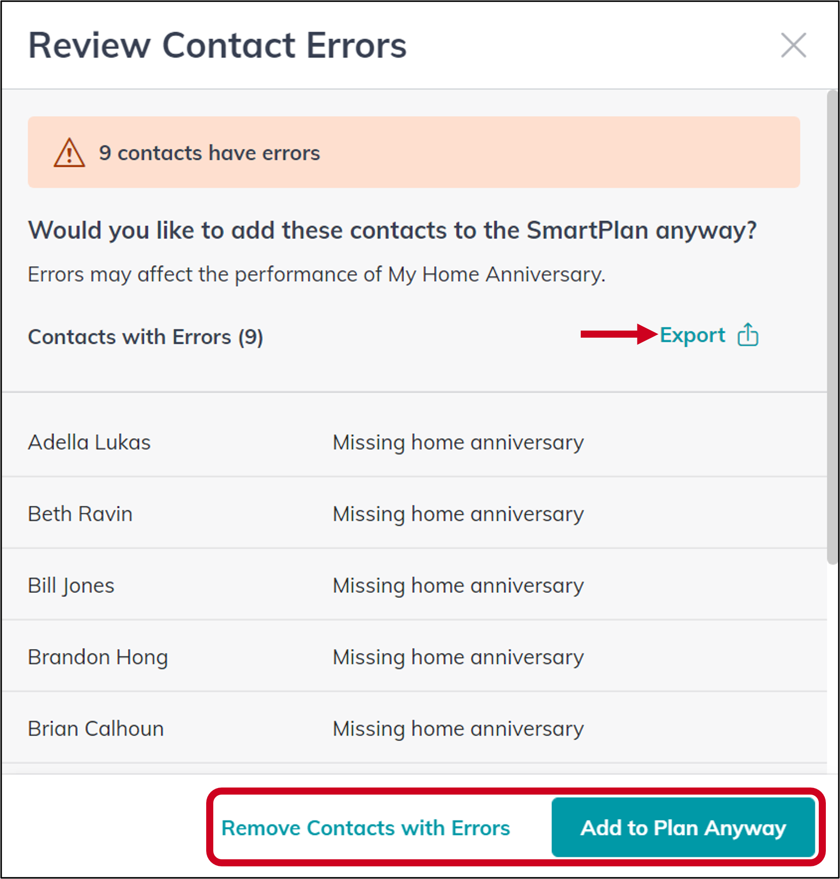 Add Contacts to the Home Anniversary SmartPlan – KW Answers